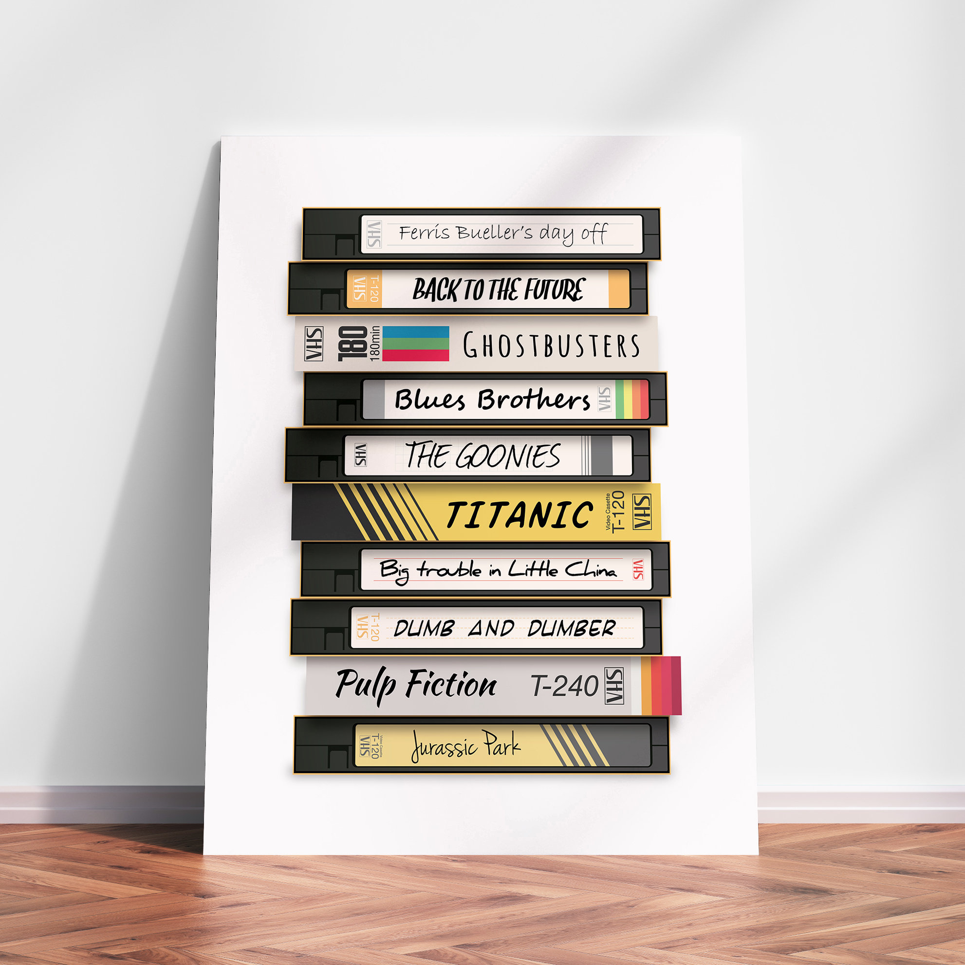Custom Video Tape Poster Personalized Movie Print VHS Movie - Etsy