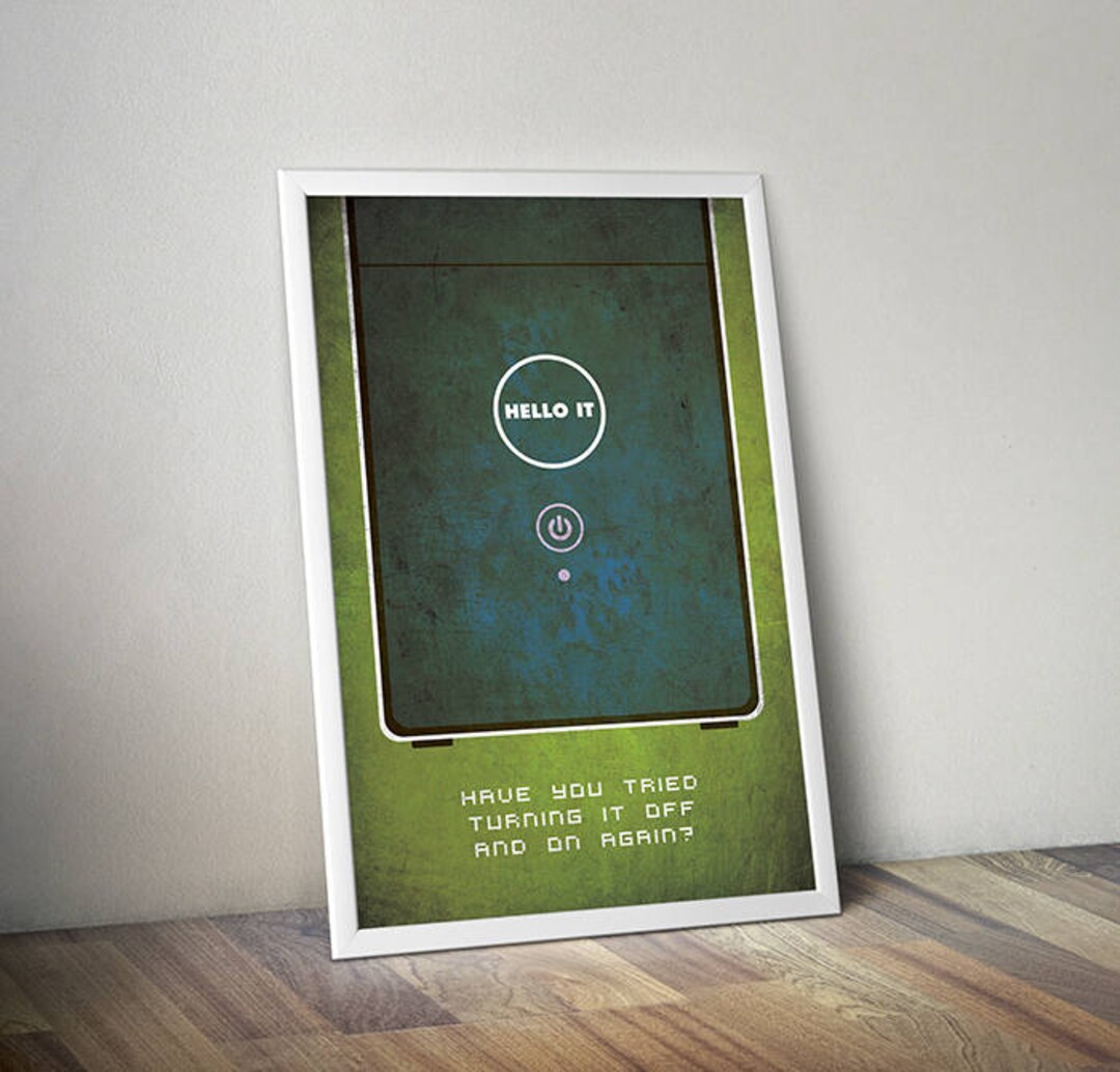 The IT Crowd Poster, the IT Crowd Print, IT Crowd, Father's Day Gift ...