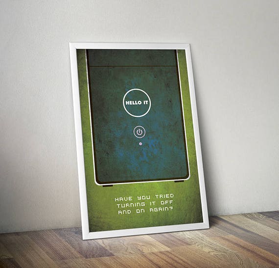 The IT Crowd Poster the IT Crowd Print IT Crowd Wall Art - Etsy