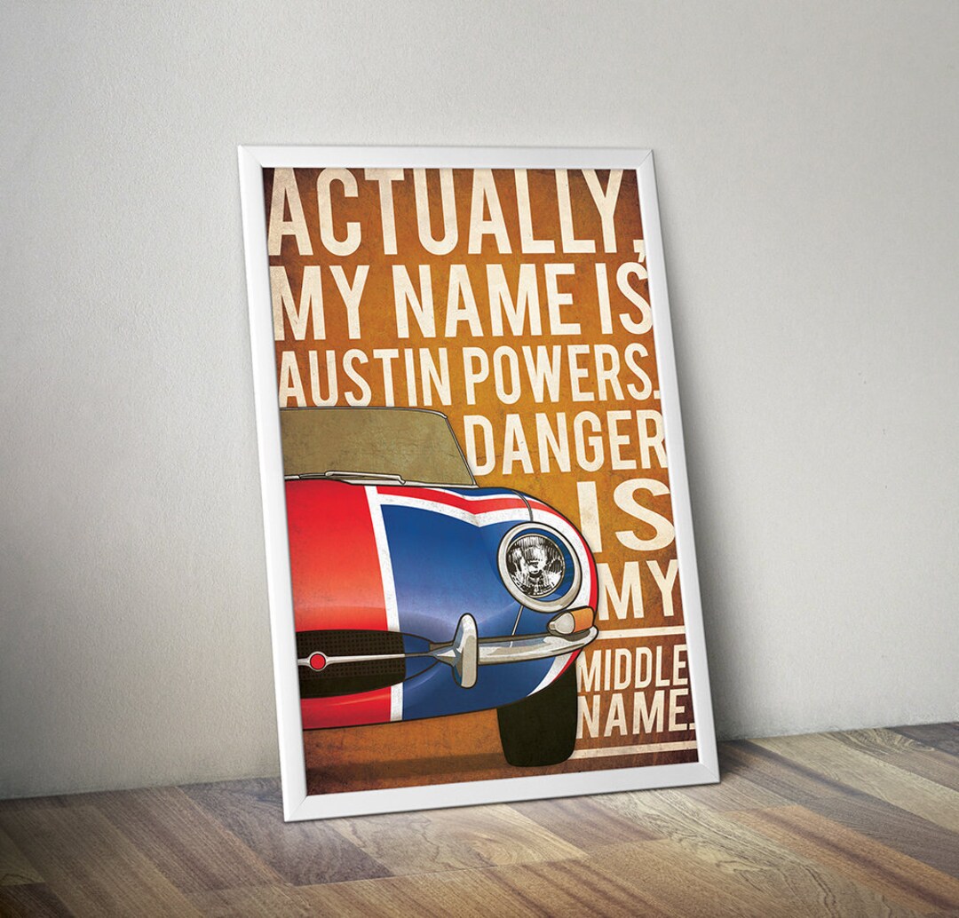Austin Powers Movie Poster, Austin Powers Movie Print, Austin Powers ...