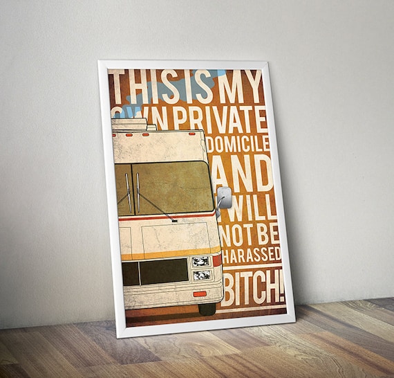 Breaking Bad Poster Breaking Bad RV Poster Home Decor Wall - Etsy