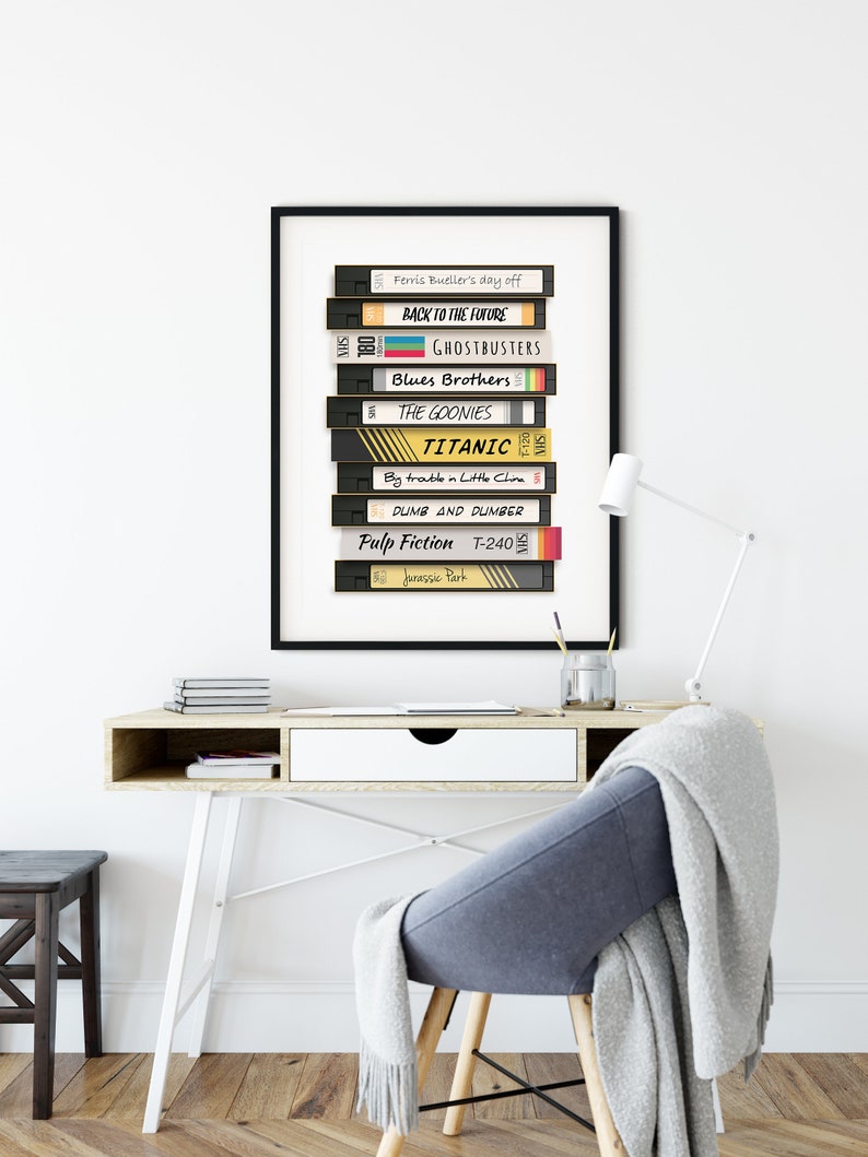Custom Video Tape Poster Personalized Movie Print VHS Movie - Etsy
