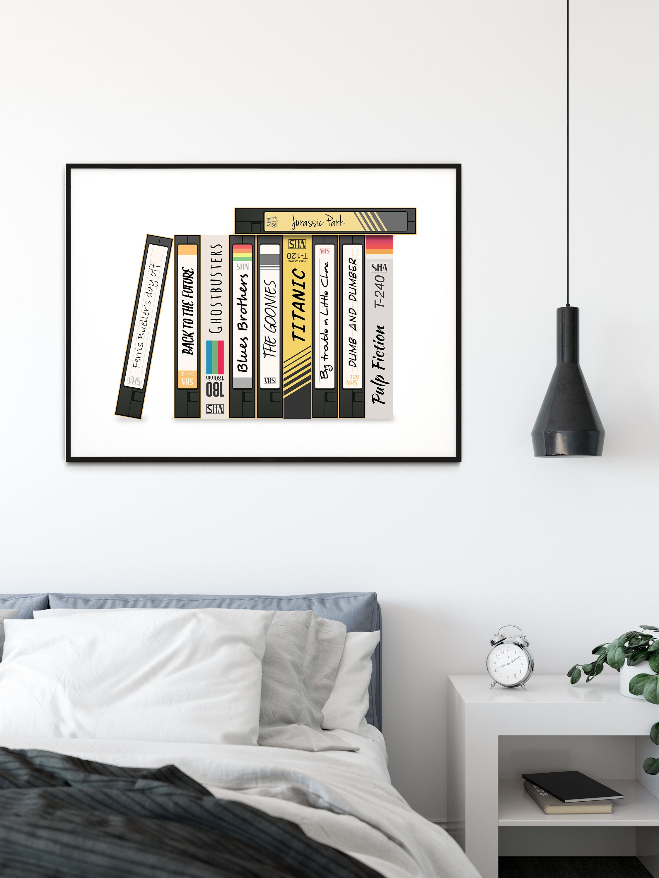 Custom Video Tape Poster Personalized Movie Print VHS Movie Poster Add ...