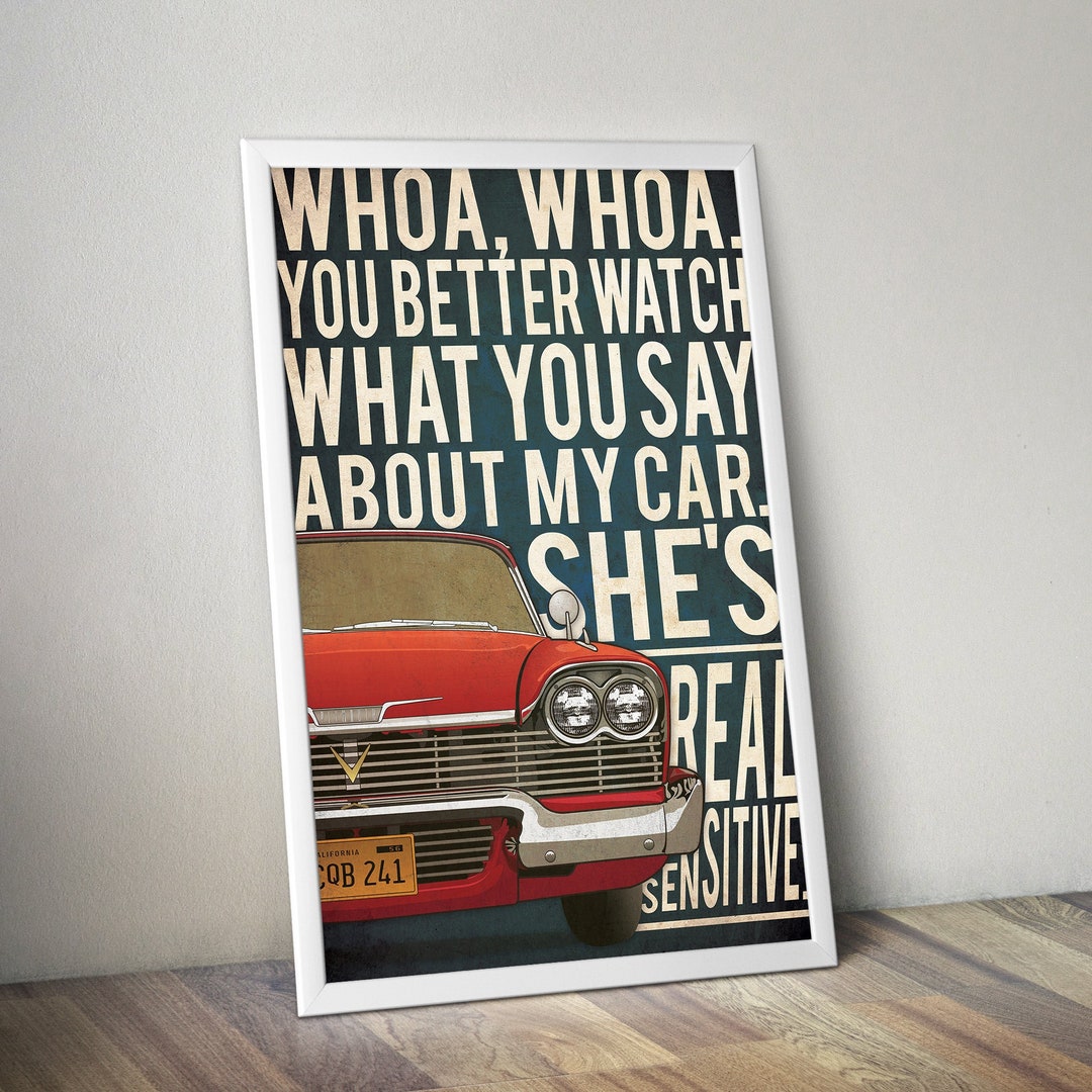 Christine Poster, Christine Print, Christine Movie Poster, Gift for Him ...