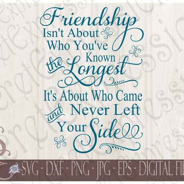 Friendship Svg - Etsy