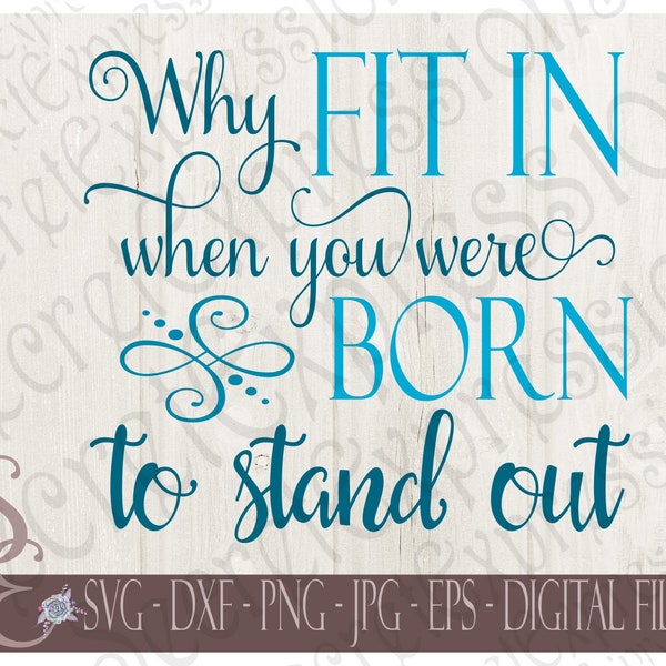Born to Stand Out - Etsy