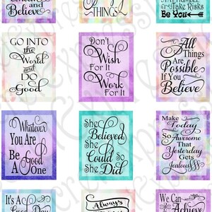 Inspirational Planner Stickers Printable Printable Planner - Etsy