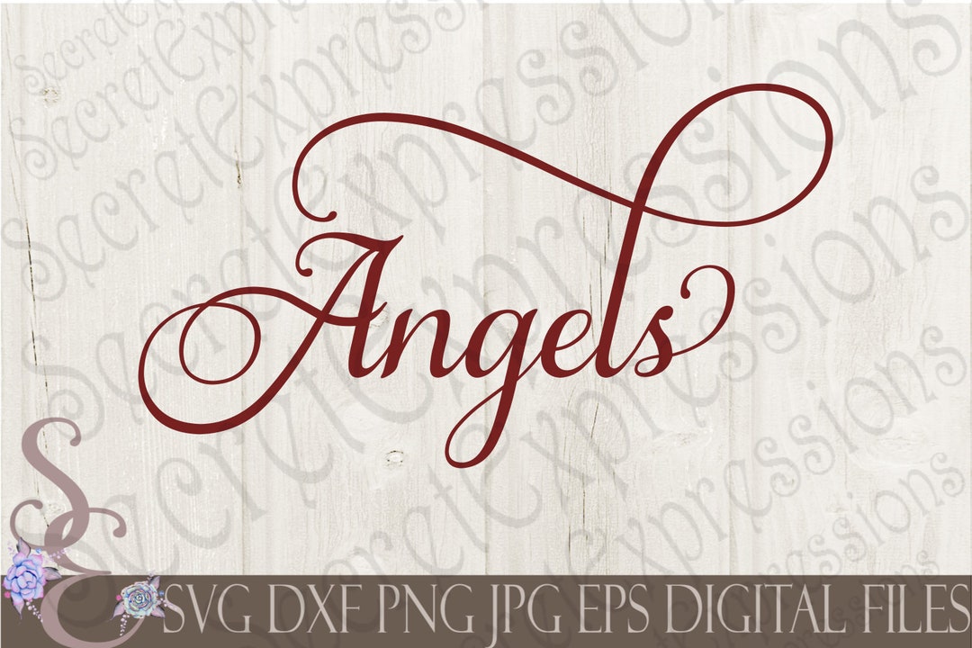 Angels Svg Christmas Religious Digital SVG Files for Cricut - Etsy
