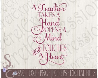 Teacher Takes a Hand | Etsy