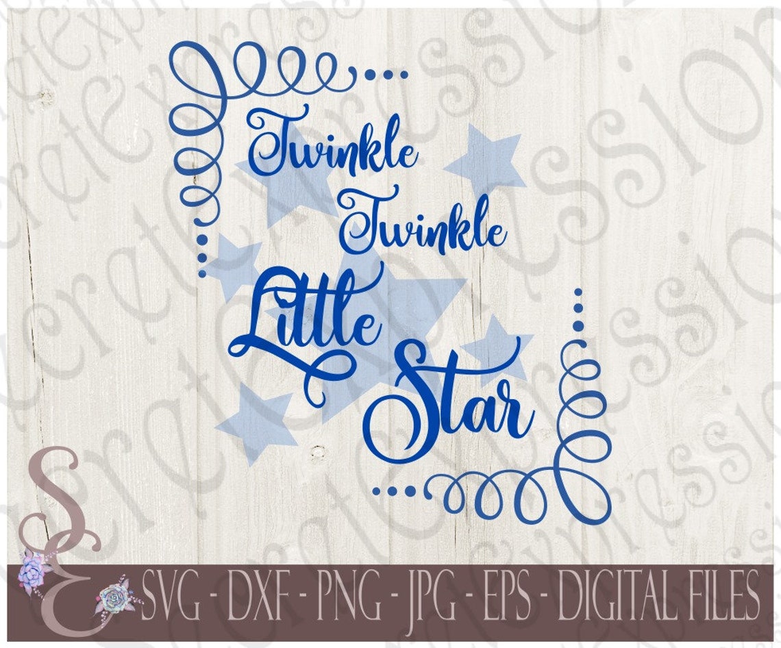 Twinkle Twinkle Little Star Svg New Baby Boy Digital SVG - Etsy