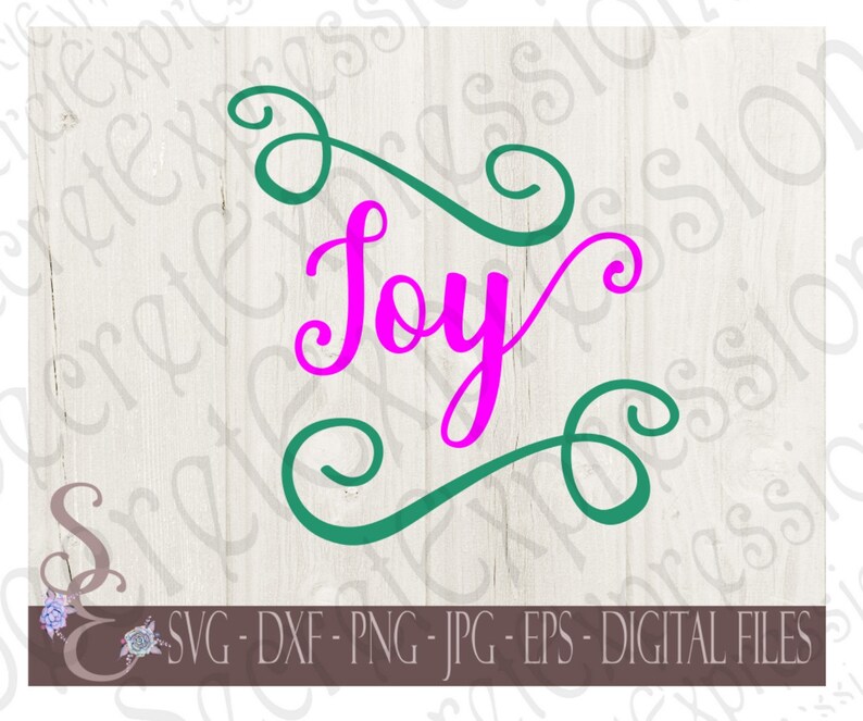 Joy Svg Inspiration Motivation Digital SVG File for Cricut or - Etsy