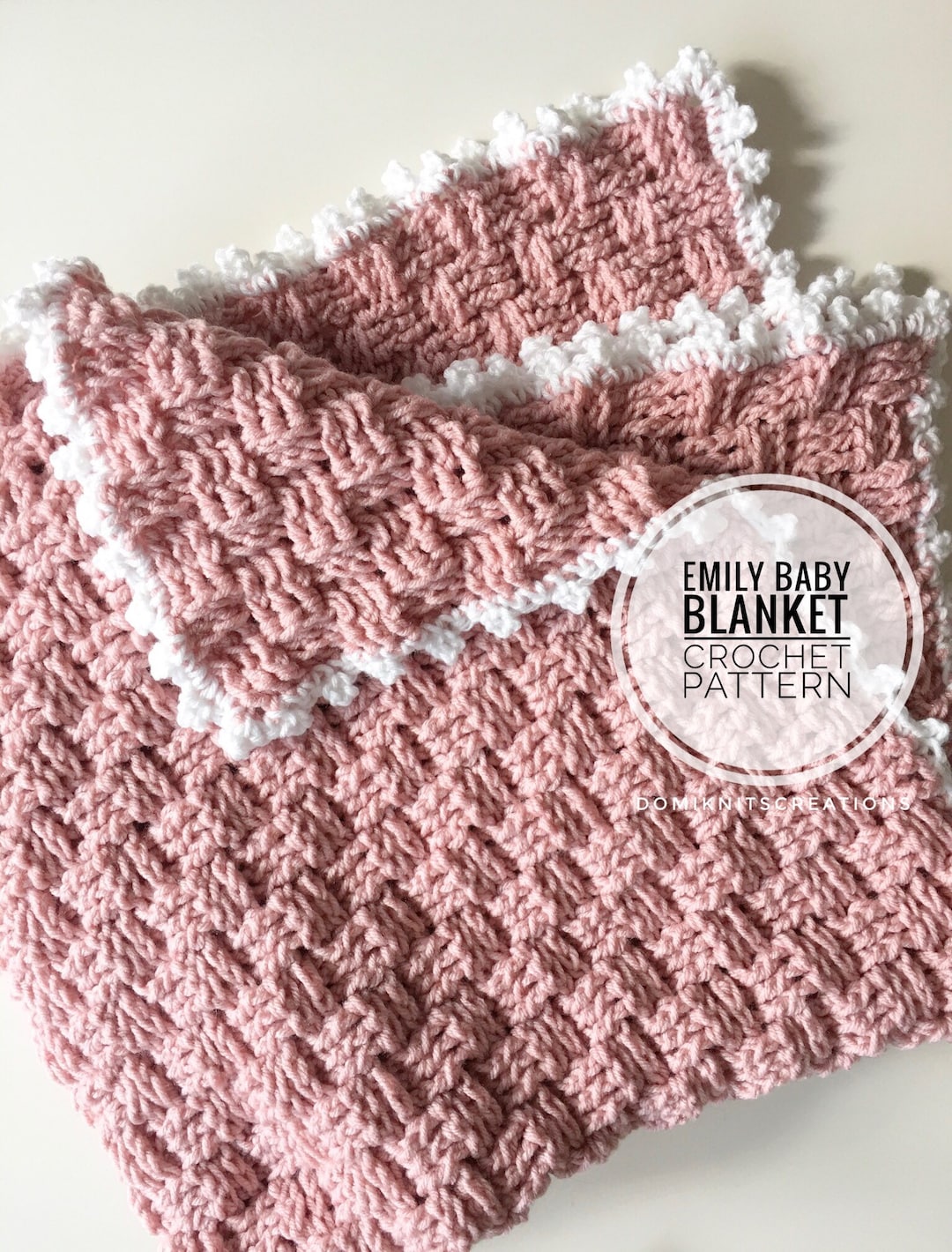 Emily Baby Blanket Crochet Pattern | Blanket Pattern | Baby Blanket ...