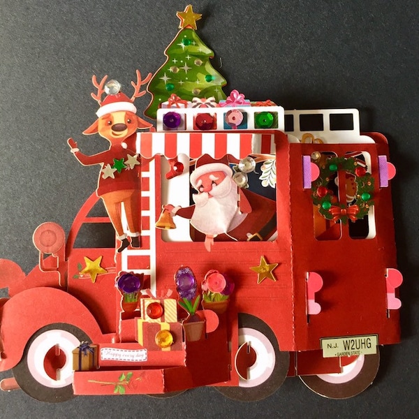 3d Christmas Card - Etsy UK