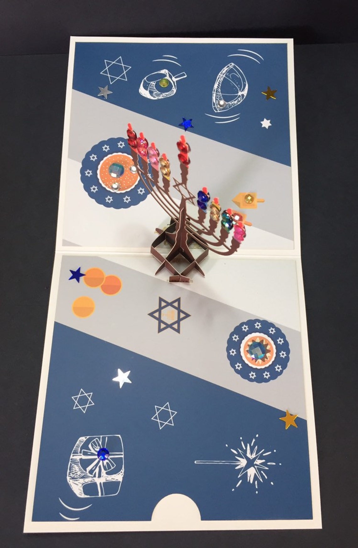 Hanukkah Card/jewish Festival/jewish Greeting - Etsy