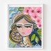 PRINT on Paper or Canvas, "vera" - Etsy