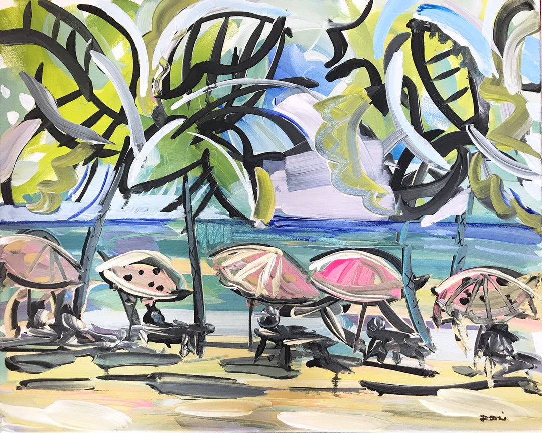 Beach PRINT on Paper or Canvas, Coastal "glorious Beach" - Etsy