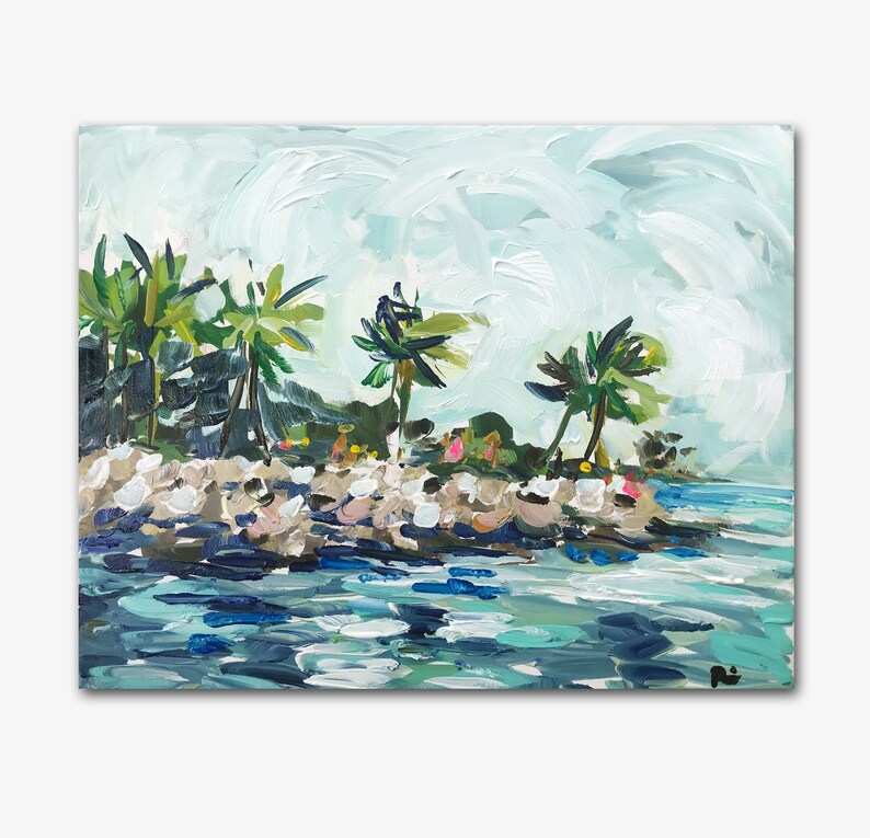 PRINT on Paper or Canvas, "key Beach" - Etsy