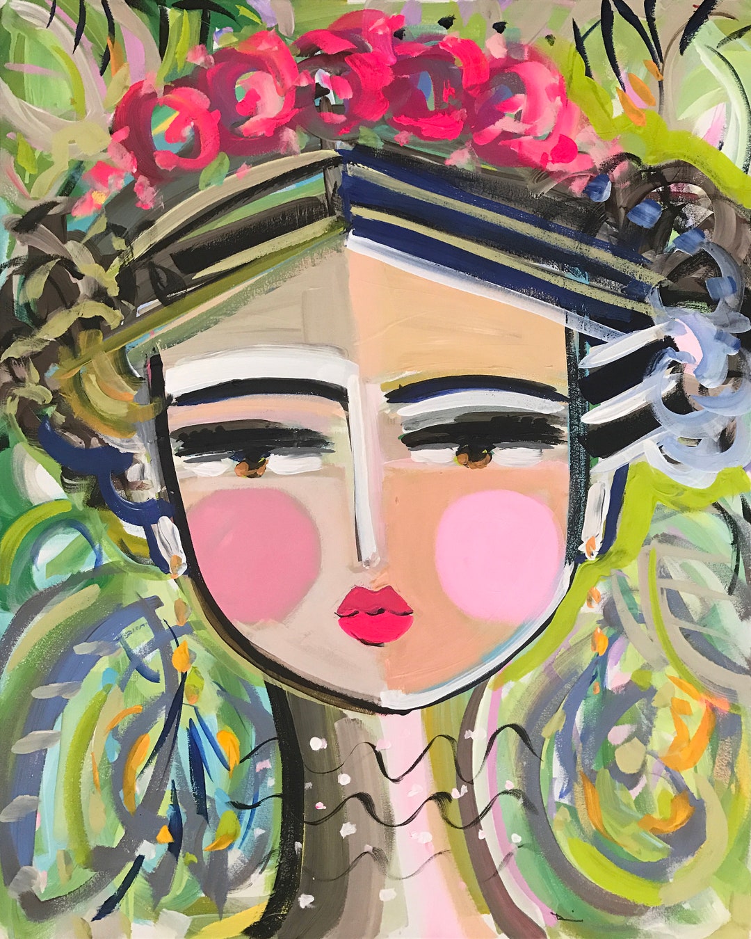 PRINT on Paper or Canvas, "paulette" - Etsy