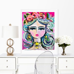 PRINT on Paper or Canvas, "maye" - Etsy