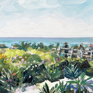 Beach PRINT on Paper or Canvas, "florida Coast Morning" - Etsy