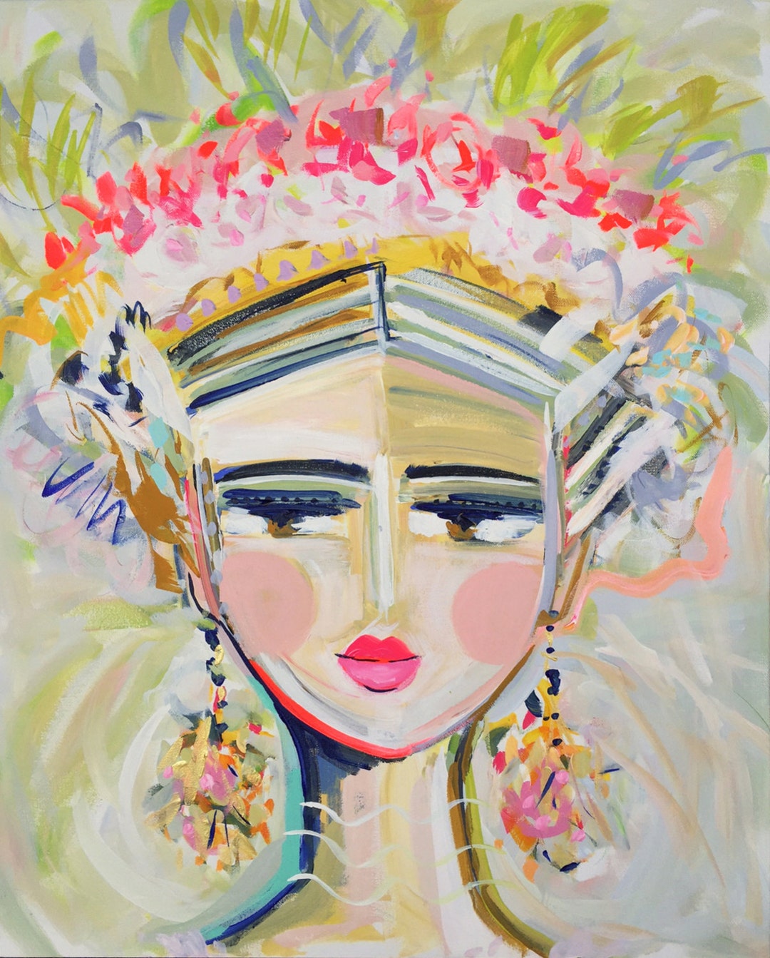 PRINT on Paper or Canvas, "tessa" - Etsy