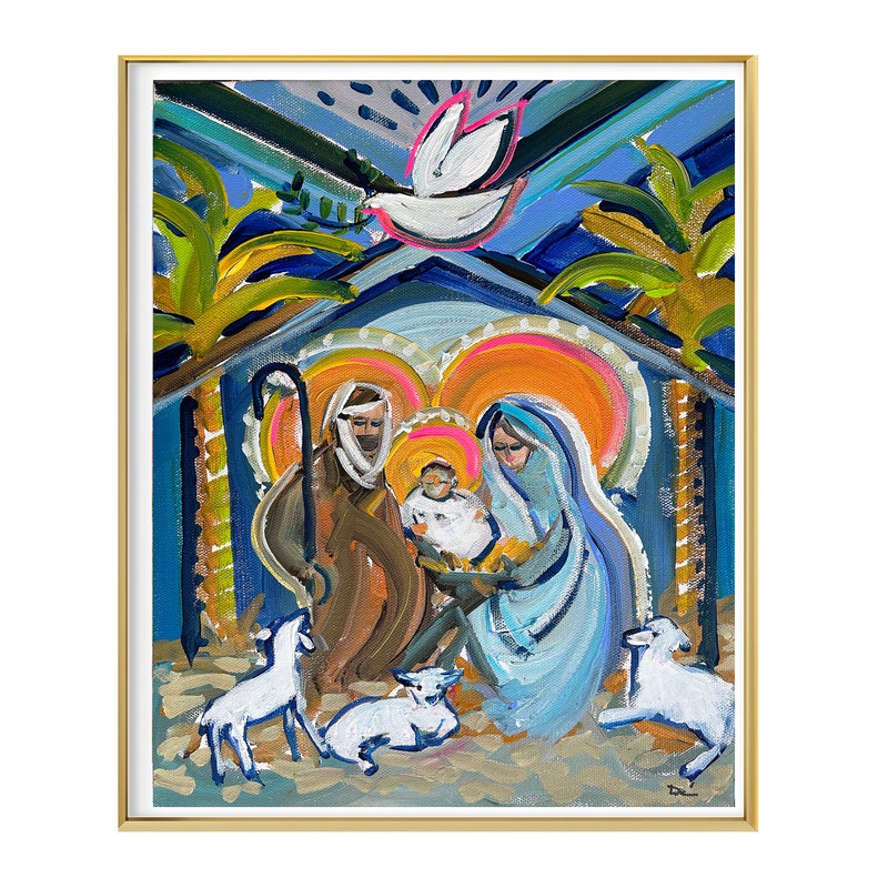 Nativity Print - Etsy
