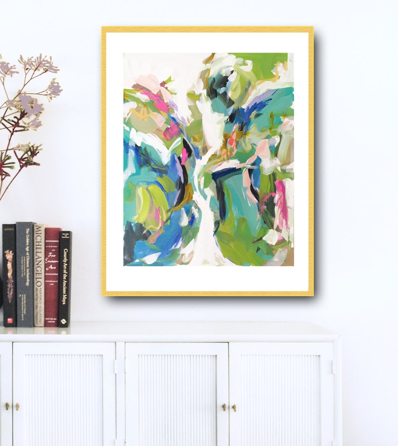 Abstract PRINT on Paper or Canvas, "lark" - Etsy
