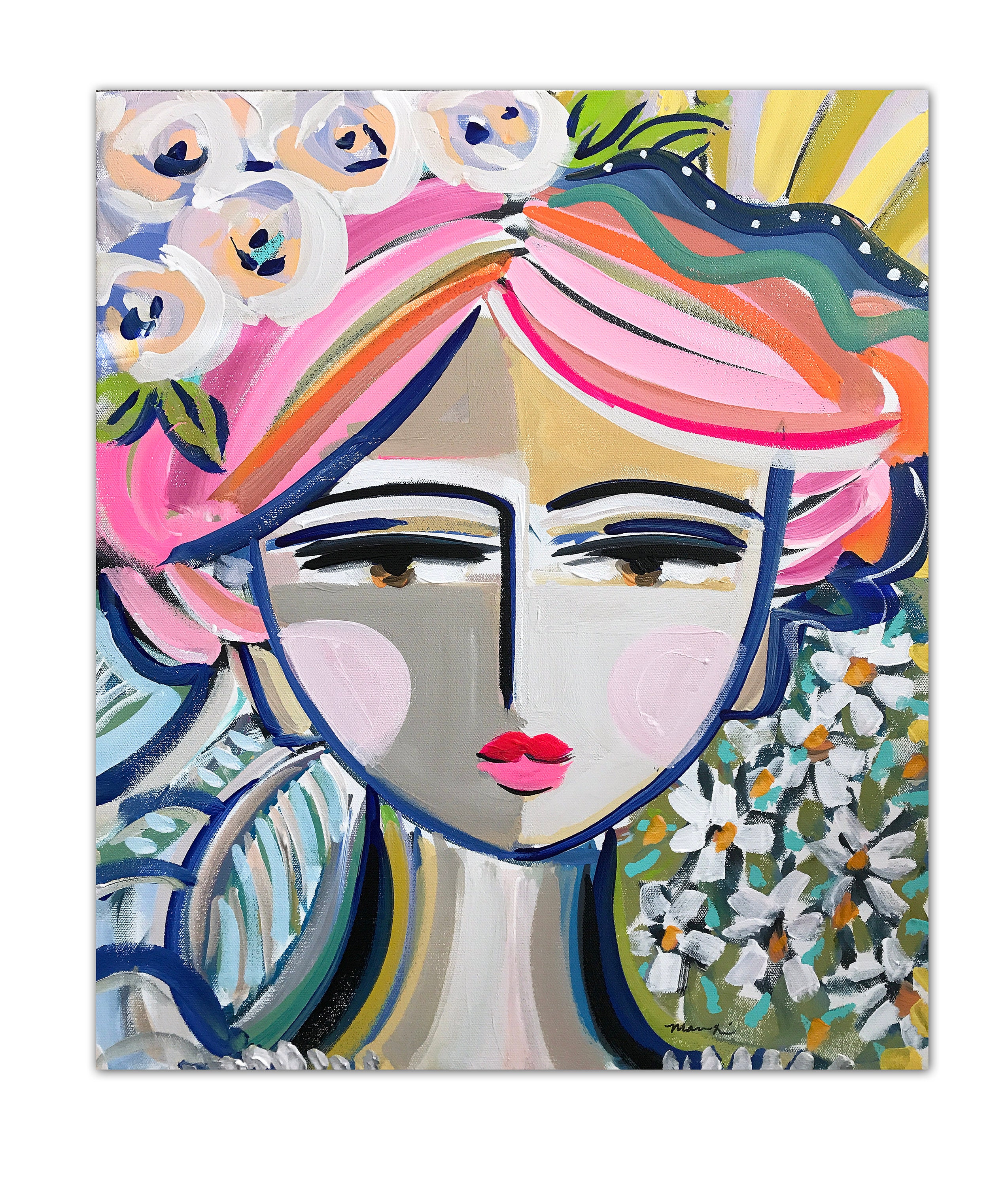 PRINT on Paper OR Canvas blush - Etsy