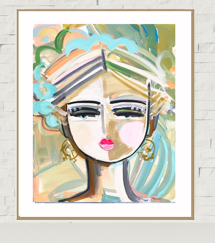 PRINT on Paper/canvas pia - Etsy