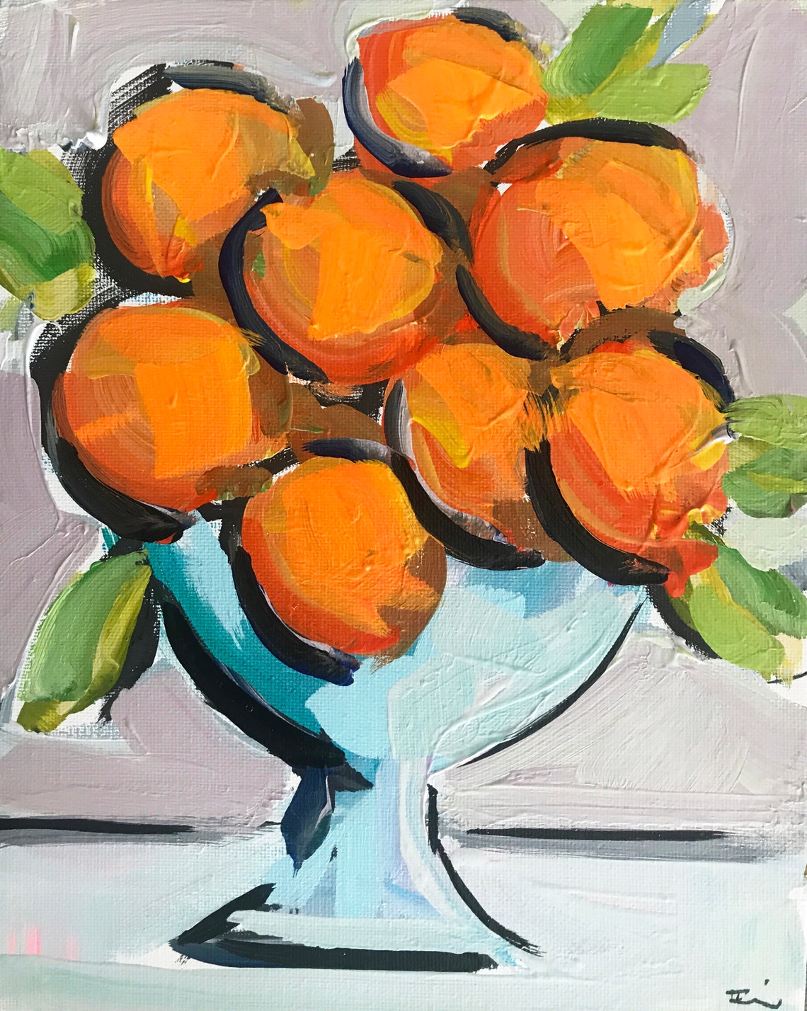 PRINT on Paper or Canvas, "orange Bowl" - Etsy