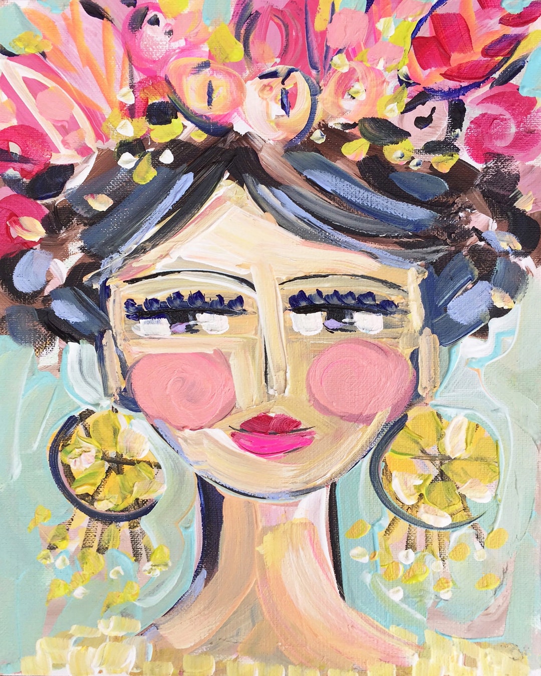 PRINT on Paper or Canvas, "jess" - Etsy