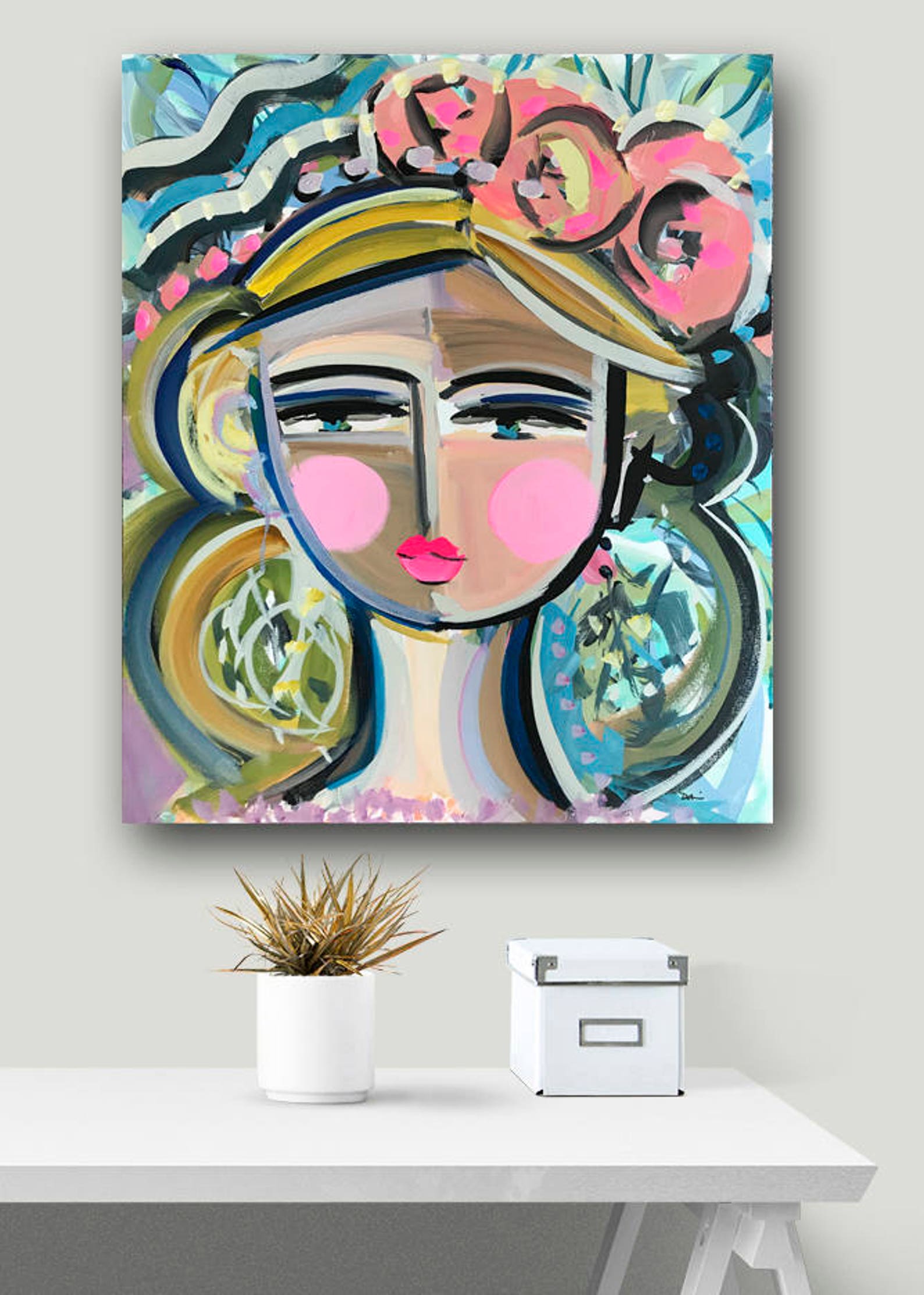 PRINT on Paper or Canvas kelly - Etsy