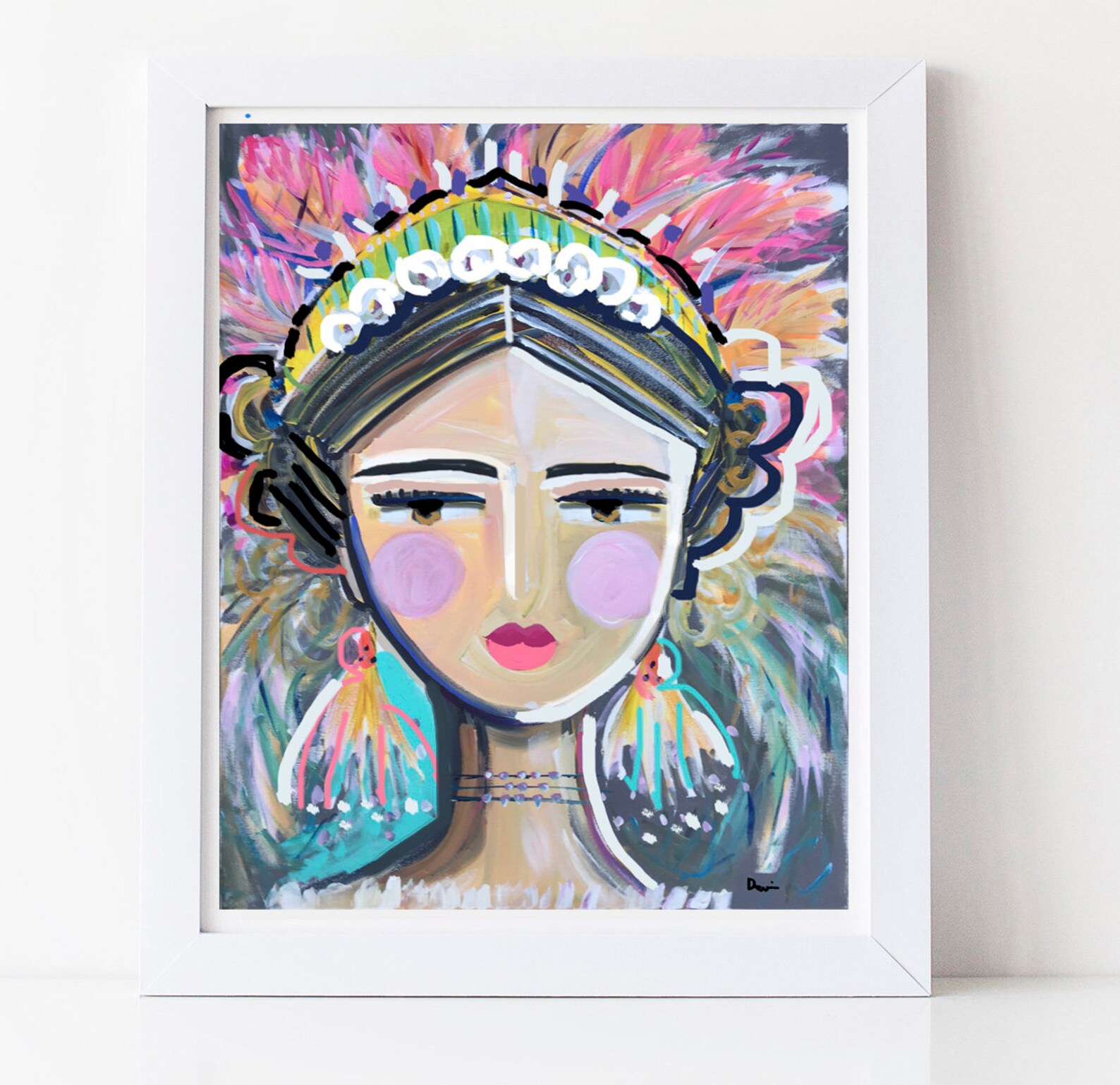 PRINT on Paper or Canvas Princess | Etsy