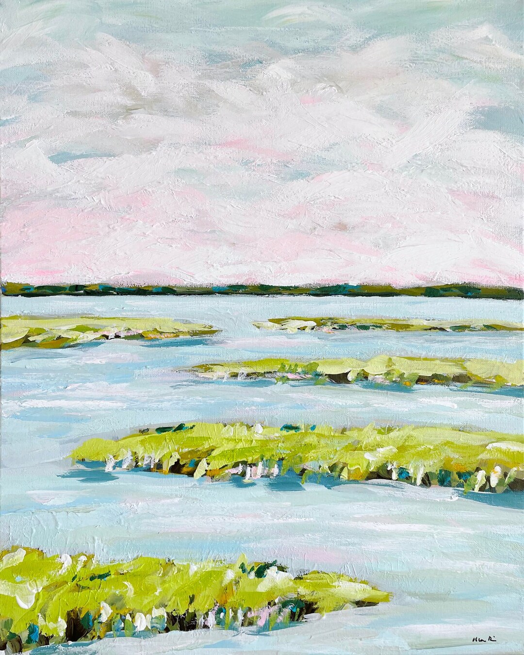 PRINT of Marsh on Paper or Canvas, "early Morning Marsh" - Etsy