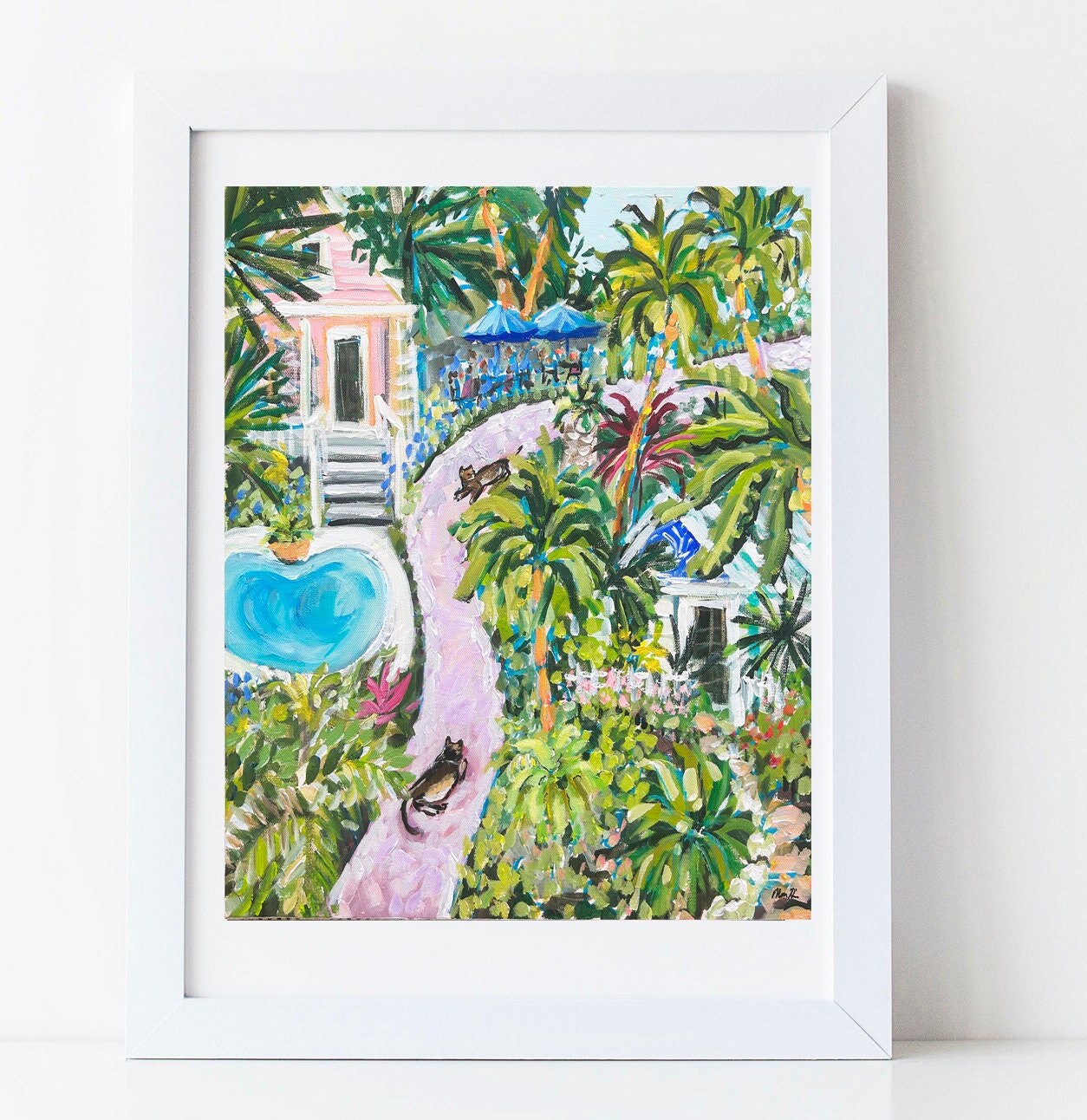 PRINT on Paper or Canvas, "key West Pathway" - Etsy