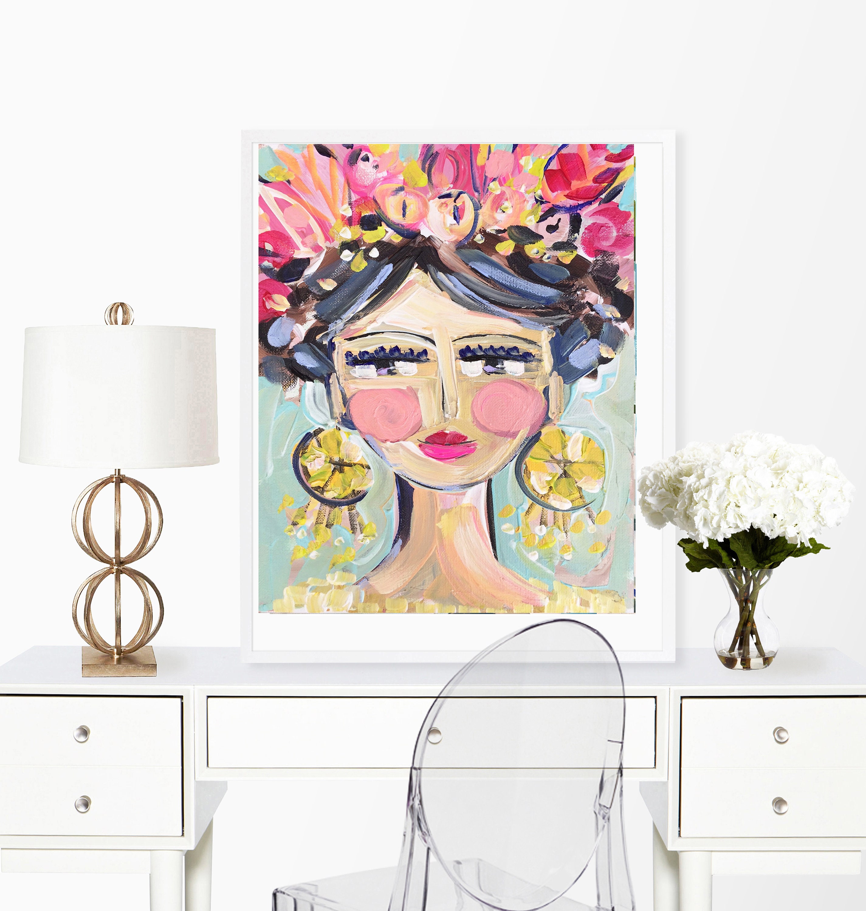 PRINT on Paper or Canvas jess - Etsy