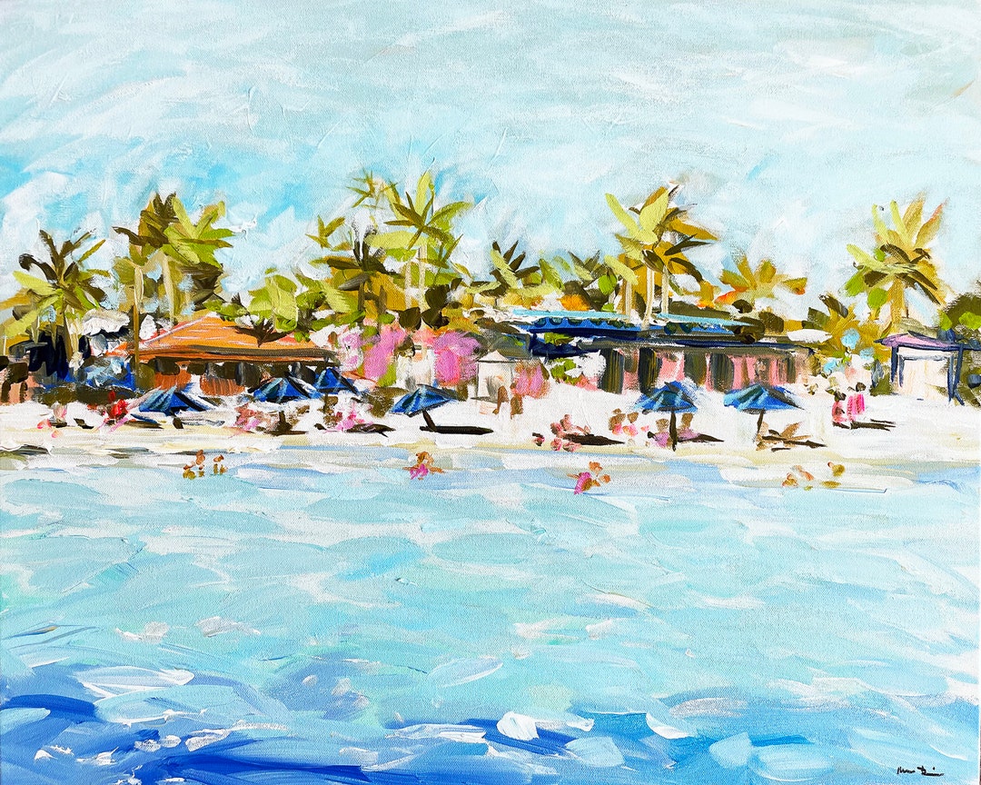 PRINT on Paper or Canvas, "key West View" - Etsy
