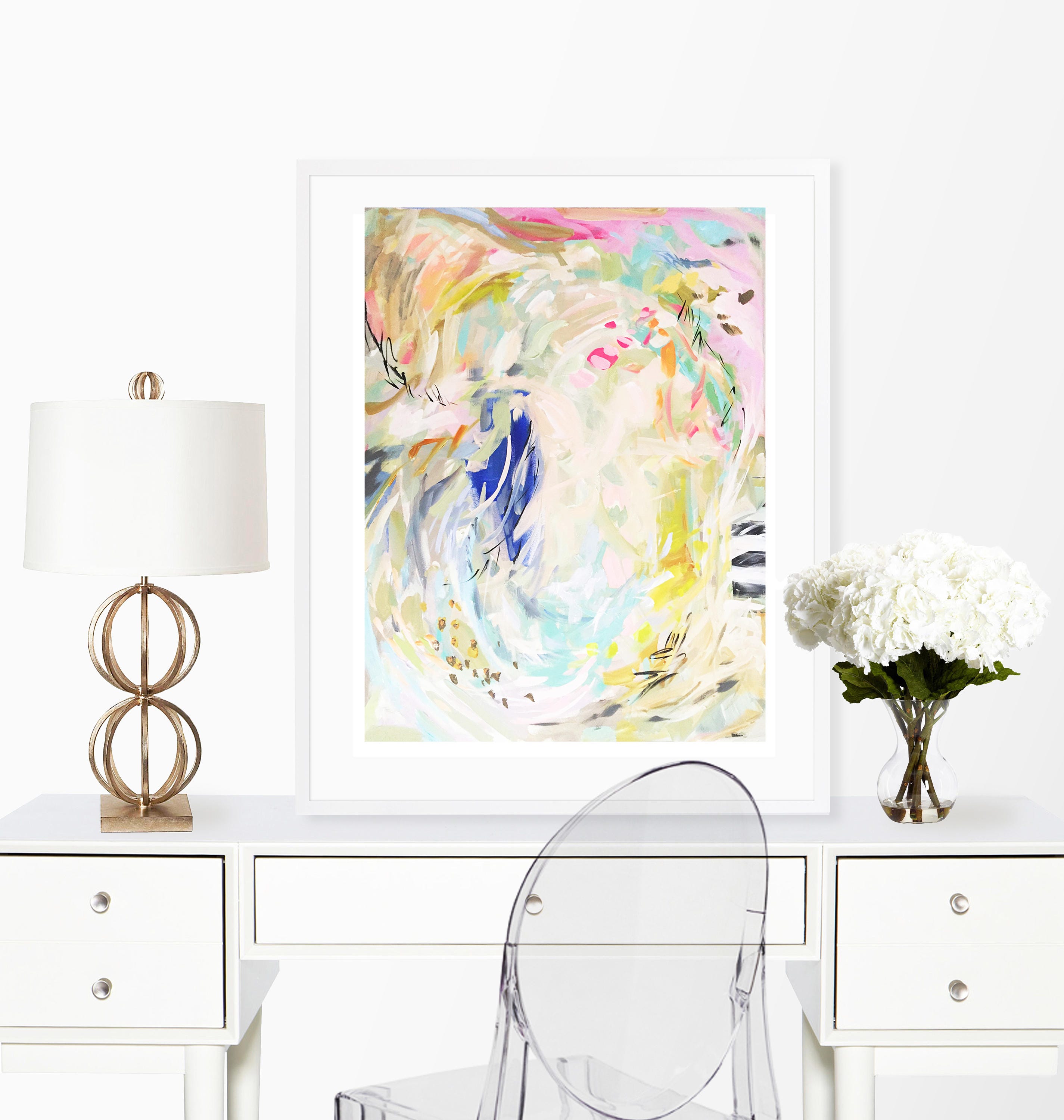 PRINT on Paper or Canvas bright and Calm - Etsy