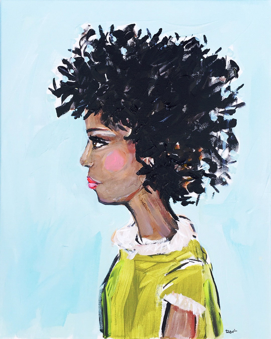 PRINT on Paper or Canvas, "naomi" - Etsy