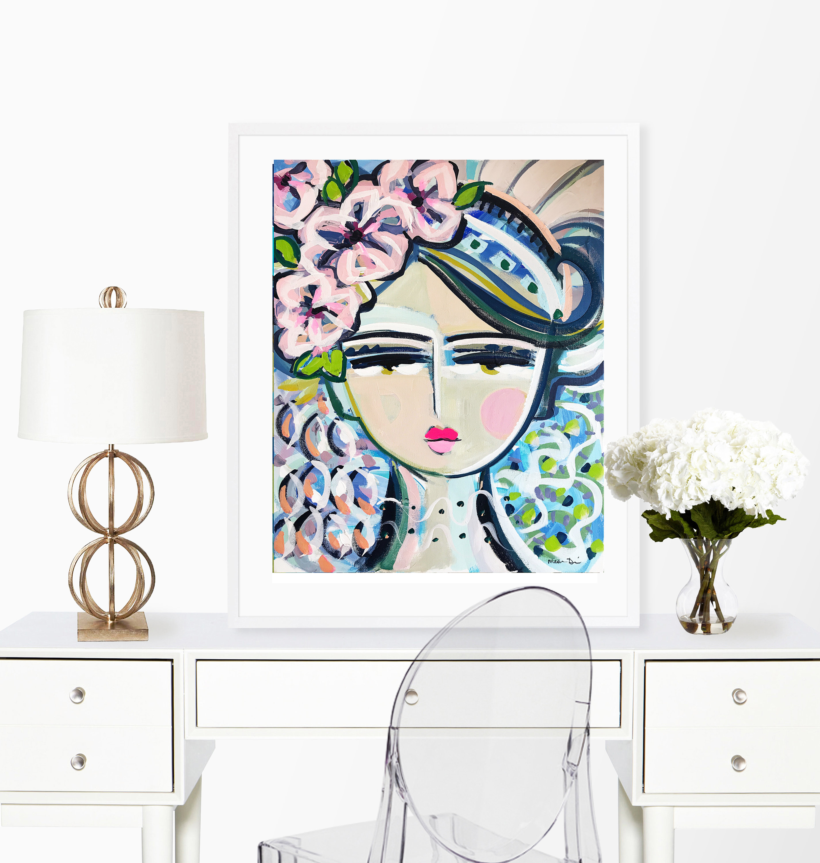 PRINT on Paper/canvas, "romy" - Etsy