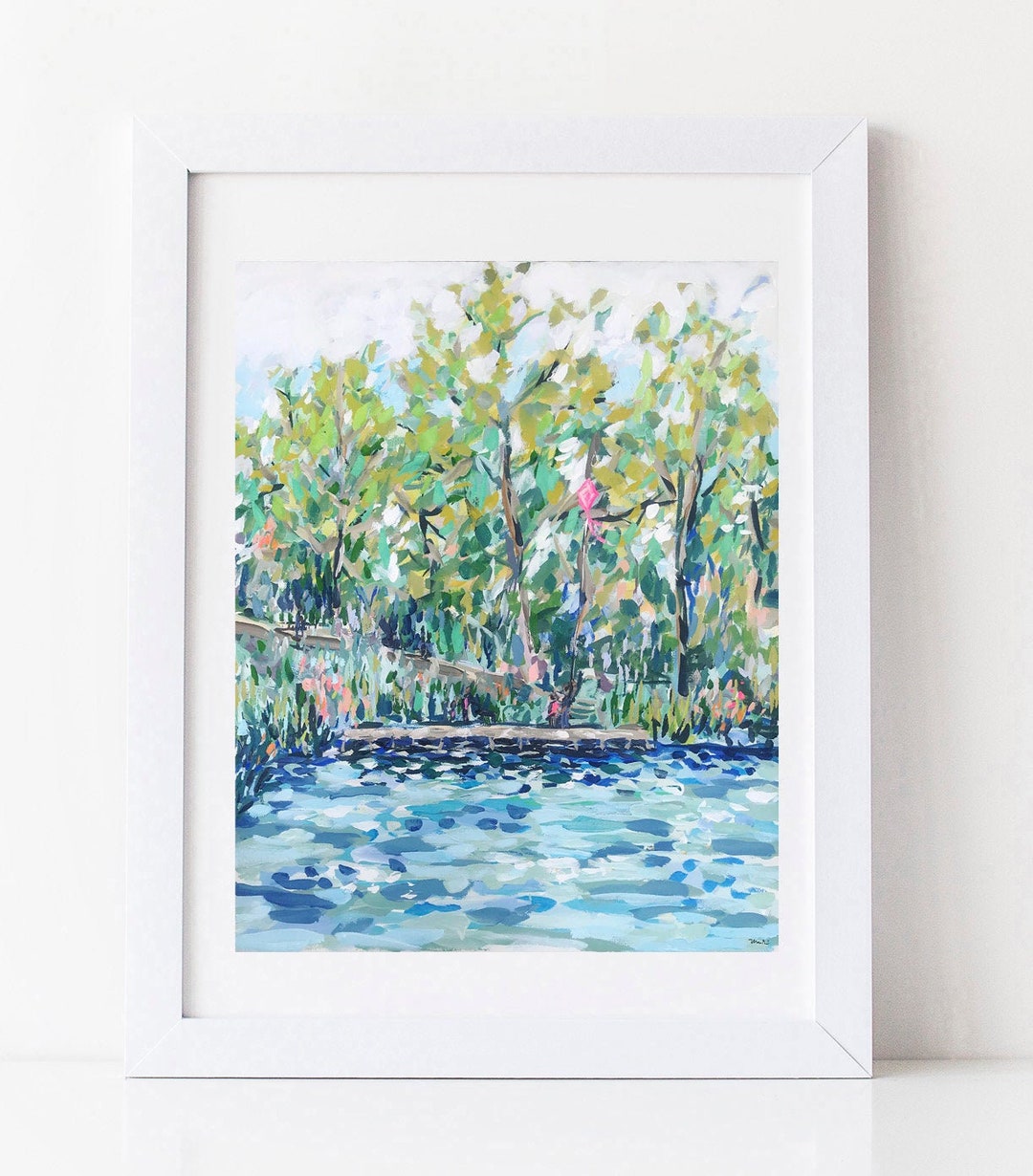 PRINT on Paper or Canvas, "park" - Etsy