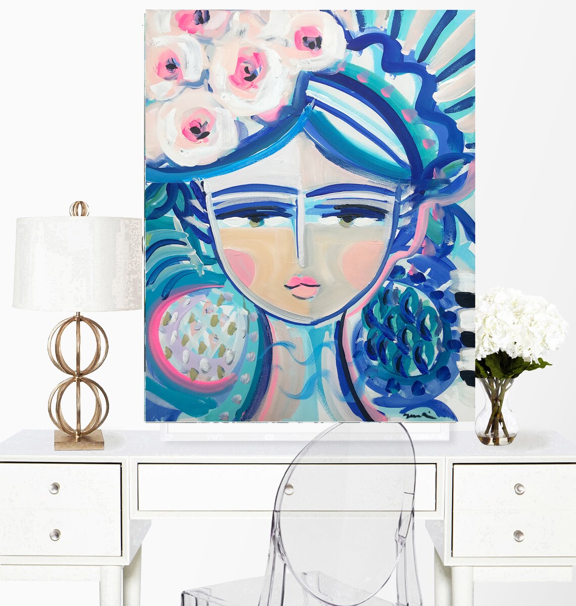 PRINT on Paper or Canvas danni - Etsy