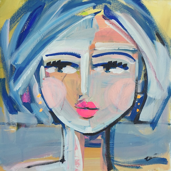 Abstract Portrait - Etsy