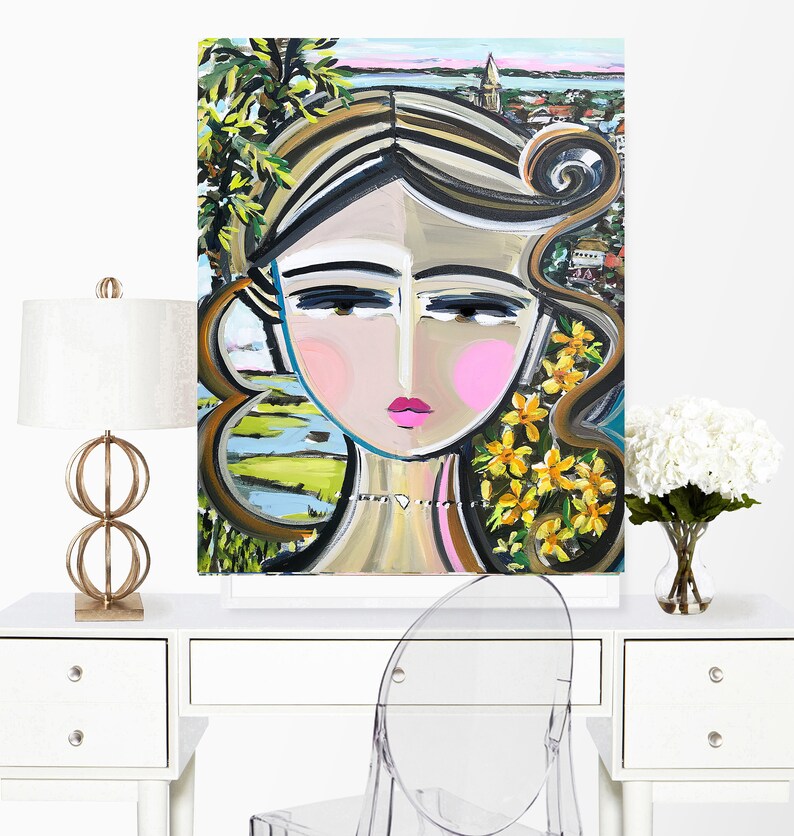 PRINT on Paper or Canvas south Carolina - Etsy