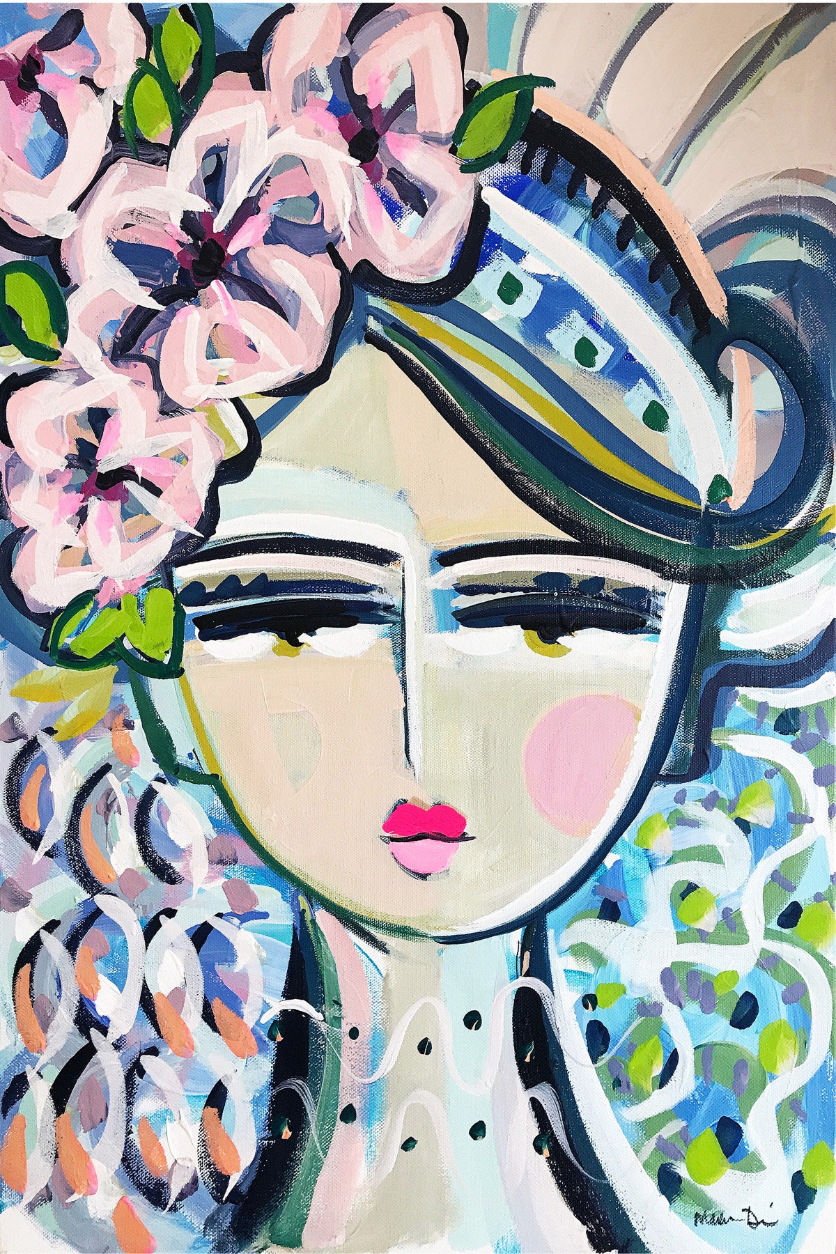 PRINT on Paper/canvas romy - Etsy