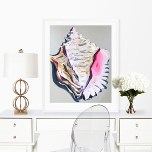 PRINT on Paper or Canvas, "shell" - Etsy