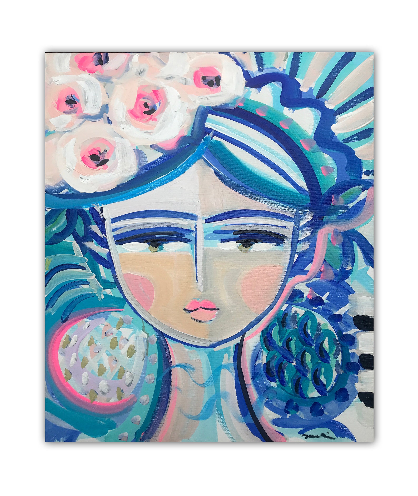 PRINT on Paper or Canvas, "danni" - Etsy