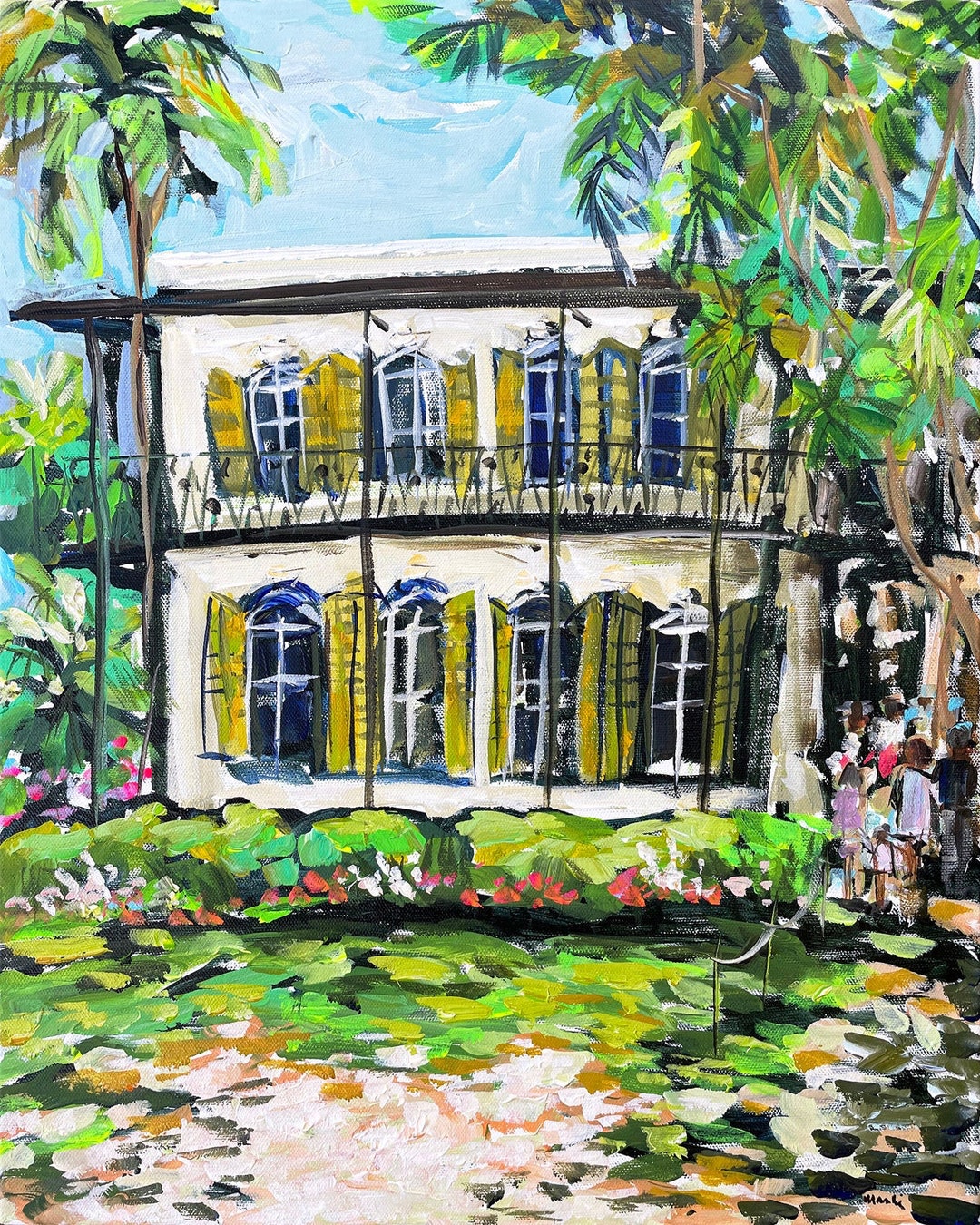 PRINT on Paper or Canvas, "key West Writer's House" - Etsy