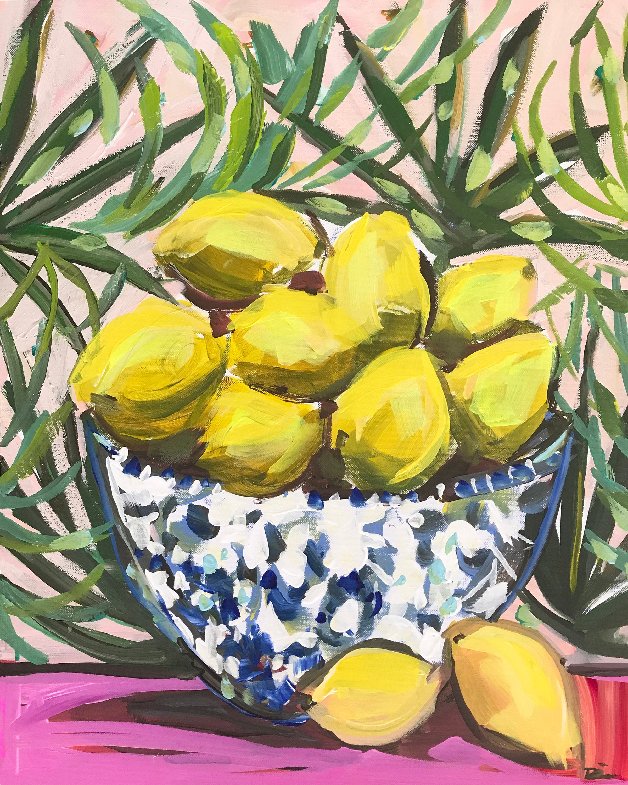 PRINT on Paper or Canvas, "lemon Still Life" - Etsy