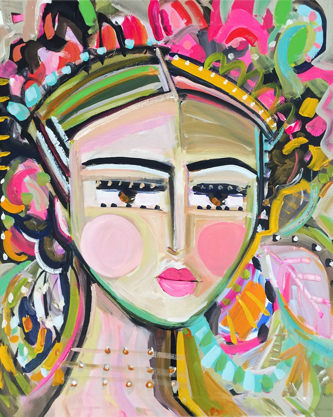 PRINT on Paper or Canvas, "gracie" - Etsy